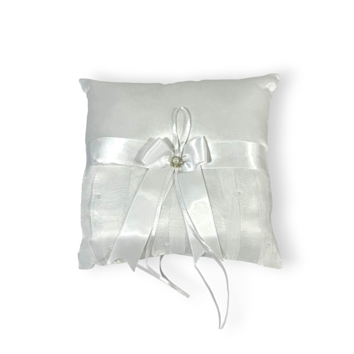 PURE WHITE RING PILLOW – Chan's Silk Flowers, inc
