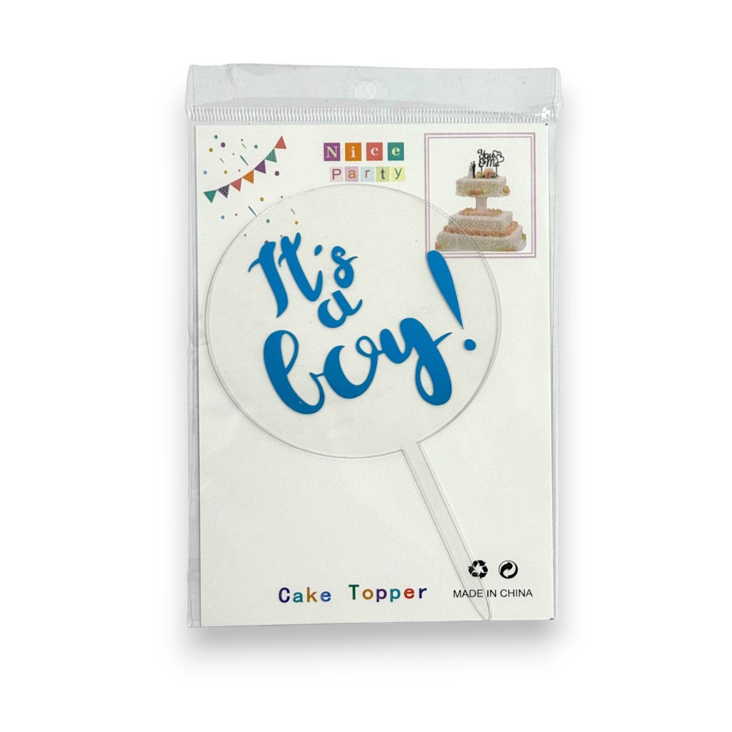 CLEAR CAKE TOPPER – Chan's Silk Flowers, inc