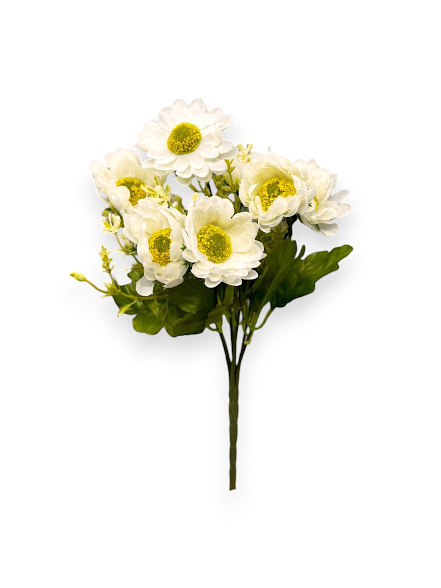 MINI DAISY BUSH X7 – Chan's Silk Flowers, inc
