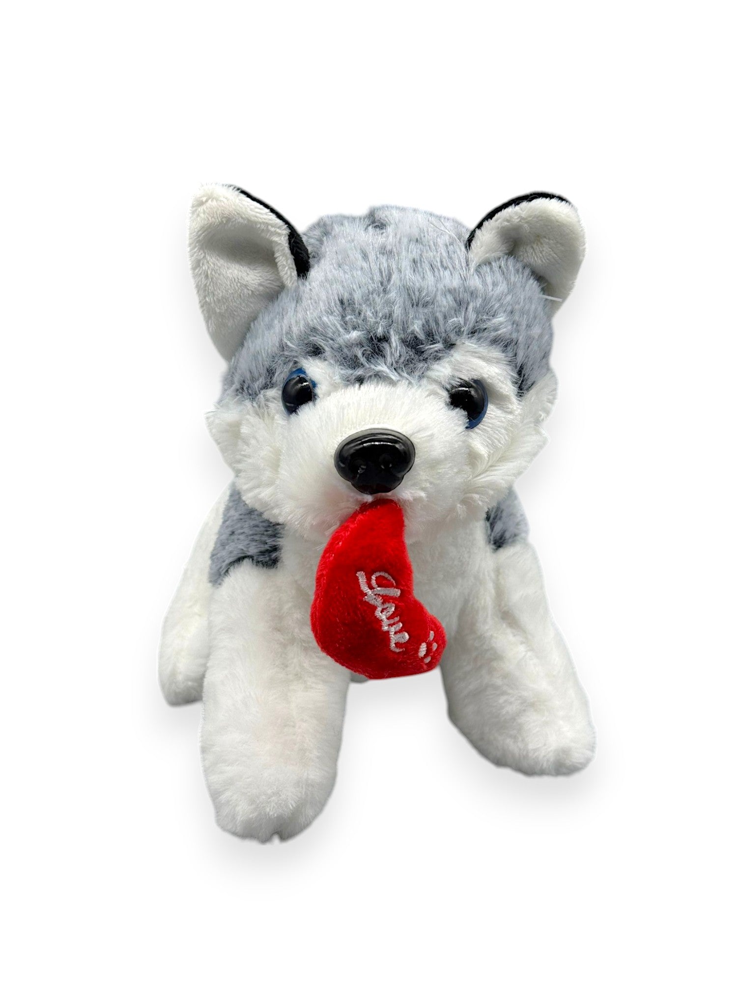 DOG PLUSH HUSKY 10" – Chan's Silk Flowers, inc