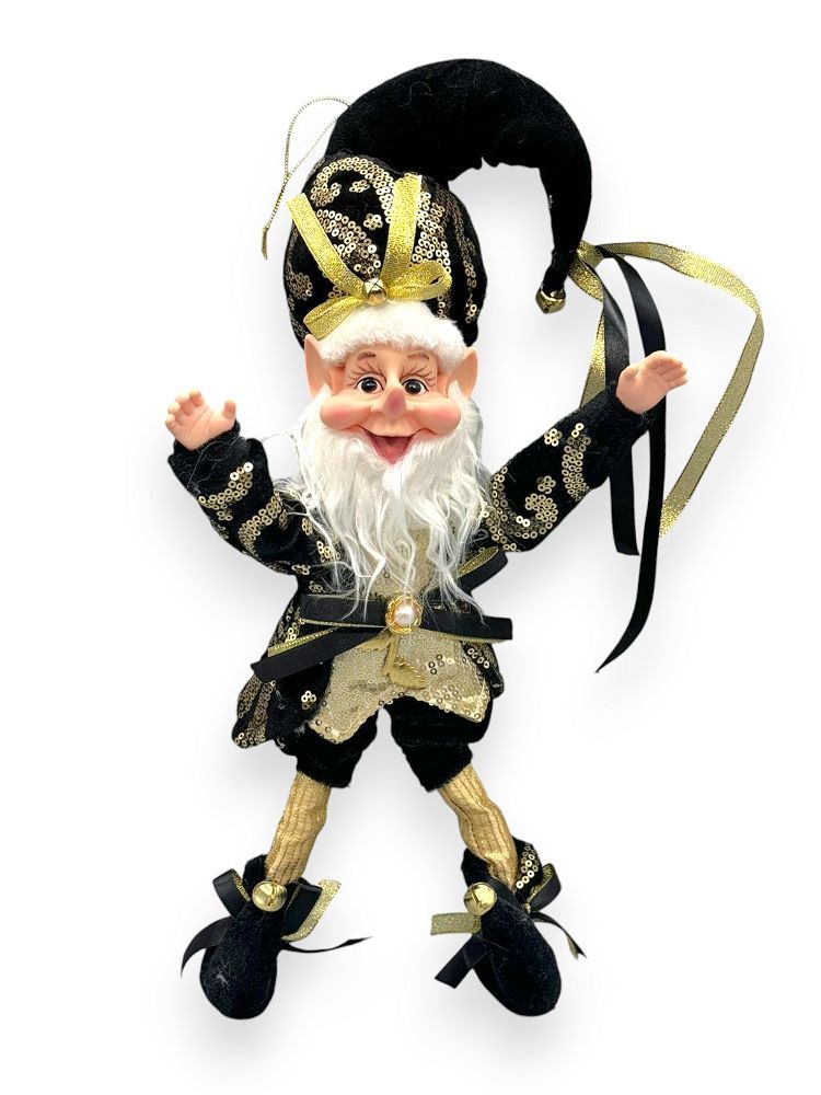 ELF 18" BLACK/GD – Chan's Silk Flowers, inc